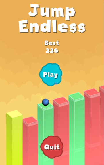 Jump Endless Unity3D Source Code + Android iOS Supported + Ready to Release by pottergames